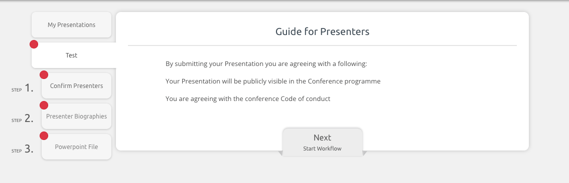 Uploading Presentation Files